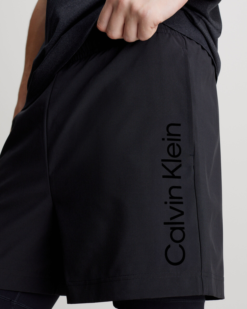 2-In-1 Gym Shorts | black | Calvin Klein Singapore